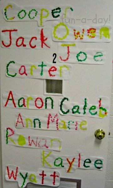 15+ Name Activities for Preschoolers - Fun-A-Day!