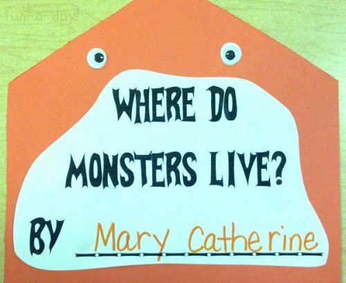 Colorful Monsters Book Making for Kids - Fun-A-Day!
