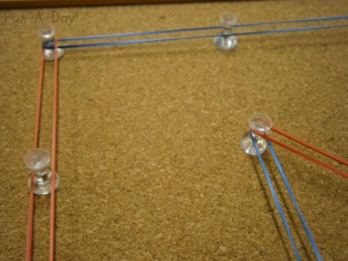 Homemade Geoboard for Math and Fine Motor Skills - Fun-A-Day!