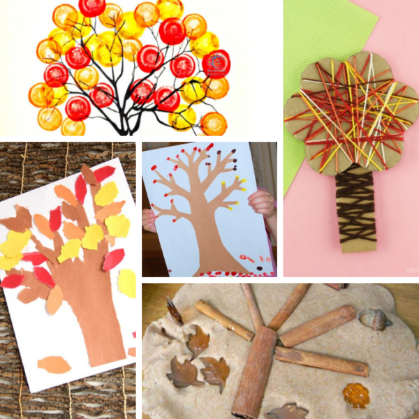 Fall Tree Art Projects for Preschool - Fun-A-Day!