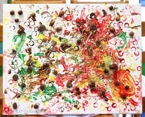 Acorn Painting Process Art for Kids - Fun-A-Day!