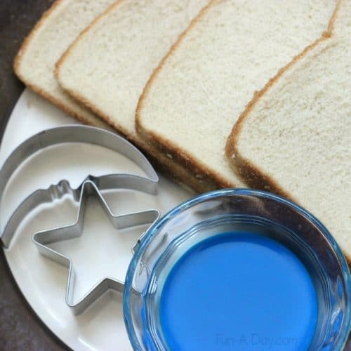 Pajama Day Activity | Starry Night Painted Toast - Fun-A-Day!