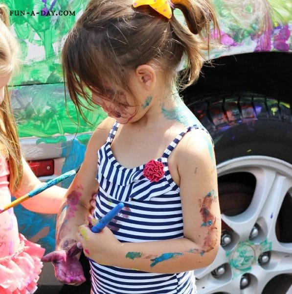 Car Painting for Kids to Try at Summer Camp - Fun-A-Day!