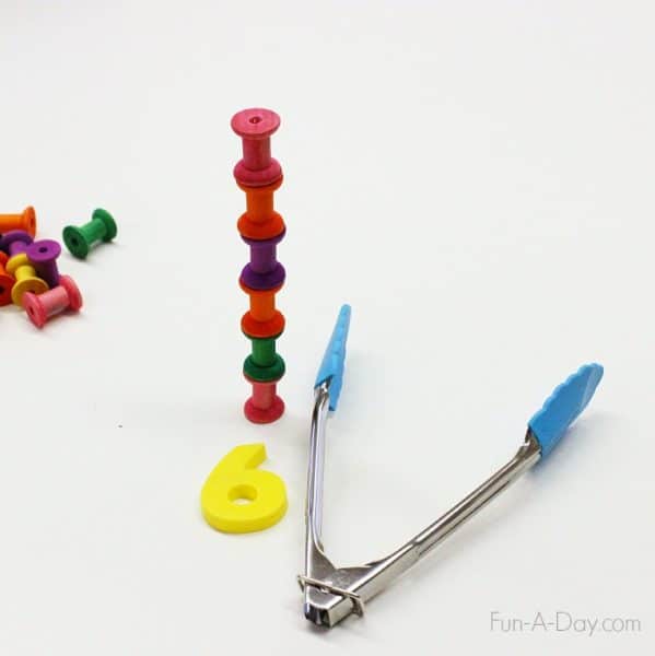 Fine Motor Number Activity for Preschoolers - Fun-A-Day!