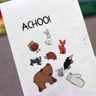 The Mitten Printable Emergent Reader for Preschool and Kindergarten ...