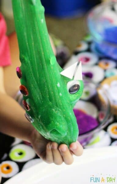 Monster Slime Recipe and Activities (That Aren't Scary) - Fun-A-Day!