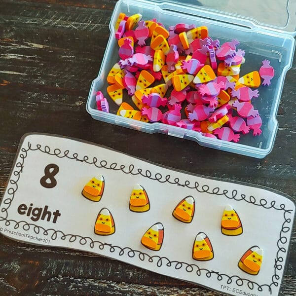 15 Fun and Easy Halloween Activities Using Mini Erasers - Fun-A-Day!