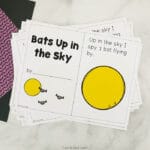 Free Printable Bat Emergent Reader for Preschoolers - Fun-A-Day!