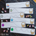 Free Printable Easter Fine Motor and Cutting Strips - Fun-A-Day!