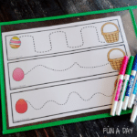 Free Printable Easter Fine Motor and Cutting Strips - Fun-A-Day!