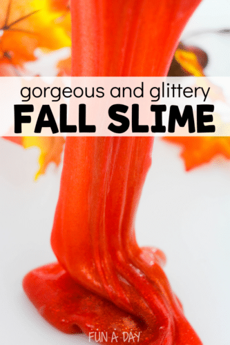 Fall Slime Inspired by the Changing Leaves - Fun-A-Day!