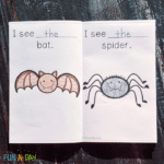 I See Halloween Emergent Reader for Preschool and Kindergarten