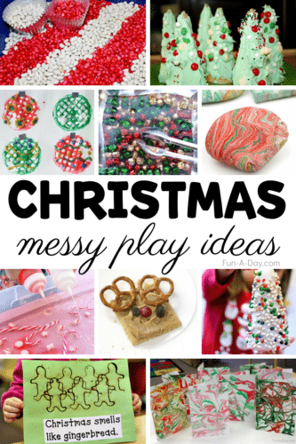35+ Festive and Fun Christmas Messy Play Ideas - Fun-A-Day!