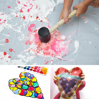 Valentine Process Art for Kids - Fun-A-Day!
