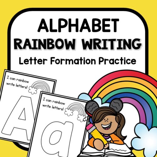 Rainbow Sensory Writing Tray for Kids - Fun-A-Day!