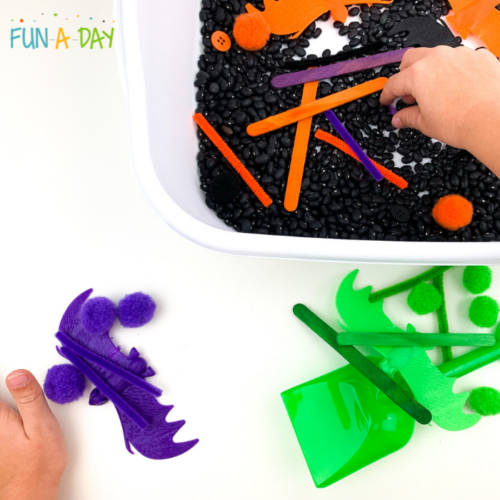 Bat Sensory Bins Perfect for Preschool - Fun-A-Day!