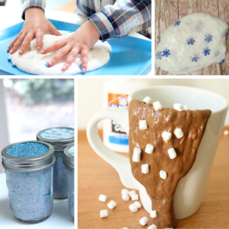 Snow Slimes to Make This Winter - Fun-A-Day!