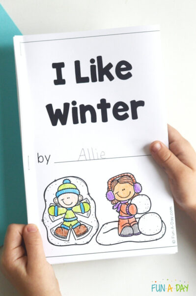 Free I Like Winter Printable Book - Fun-A-Day!