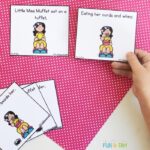 Little Miss Muffet Free Printable Sequencing Cards - Fun-A-Day!
