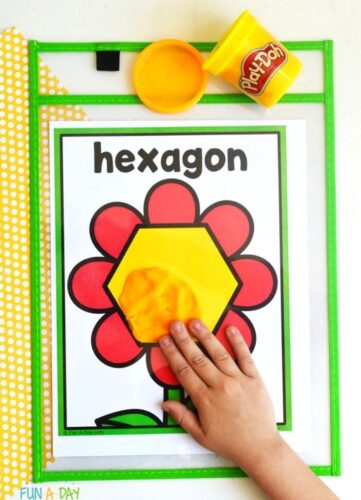 Flower Shape Mats Free Printable - Fun-A-Day!