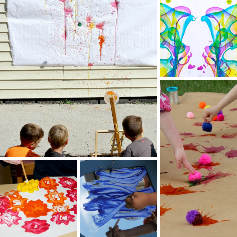 Messy Art That Inspires Creativity - Fun-A-Day!