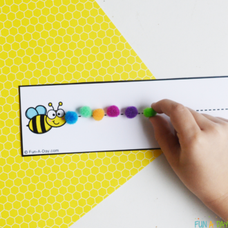 Spring Cutting Strips Fine Motor Free Printable - Fun-A-Day!