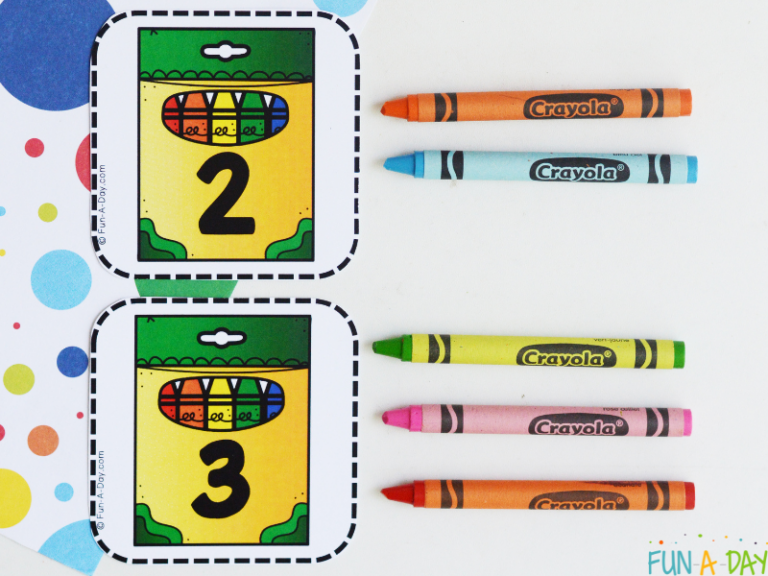 Free Printable Crayon Calendar Numbers - Fun-A-Day!