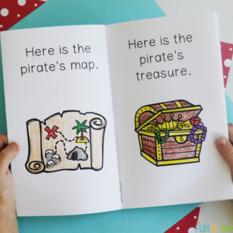 Free Pirate Printable Book for Kids - Fun-A-Day!