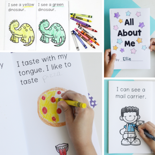 Printable Books for Preschool and Kindergarten