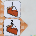 Pumpkin Pie Calendar Numbers Free Printable - Fun-A-Day!
