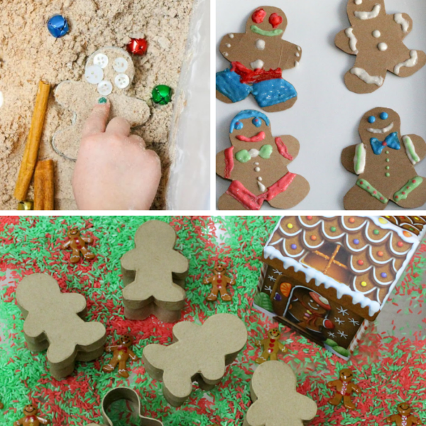 10 Gingerbread Messy Play Ideas - Fun-A-Day!