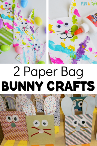 2 Ways to Make a Paper Bag Bunny for Easter - Fun-A-Day!
