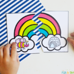 Rainbow Beginning Sounds Free Printable Puzzles - Fun-A-Day!