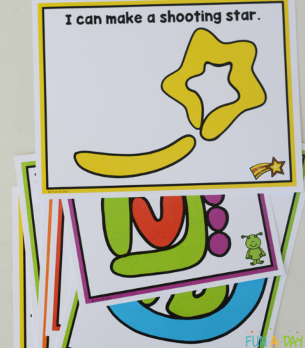 Space Playdough Mats Free Printable - Fun-A-Day!