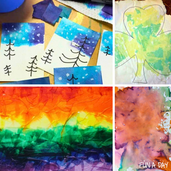 Tissue Paper Art for Kids to Create - Fun-A-Day!