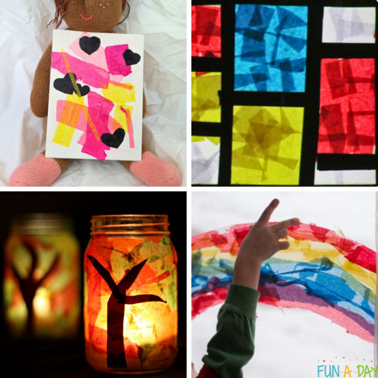 Tissue Paper Art for Kids to Create - Fun-A-Day!