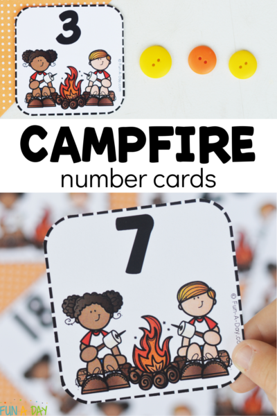 Campfire Calendar Numbers Free Printable - Fun-A-Day!