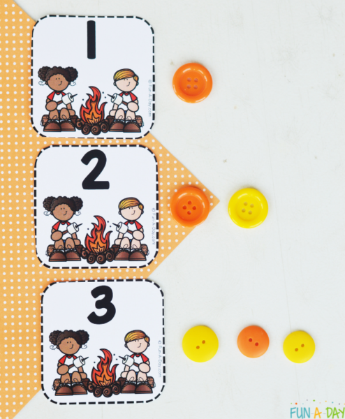 Campfire Calendar Numbers Free Printable - Fun-A-Day!