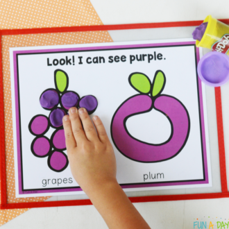 Color Playdough Mats Free Printable - Fun-A-Day!