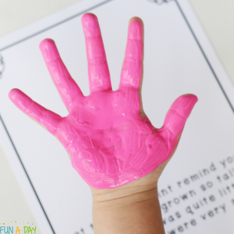 Mother's Day Handprint Poem Free Printable - Fun-A-Day!