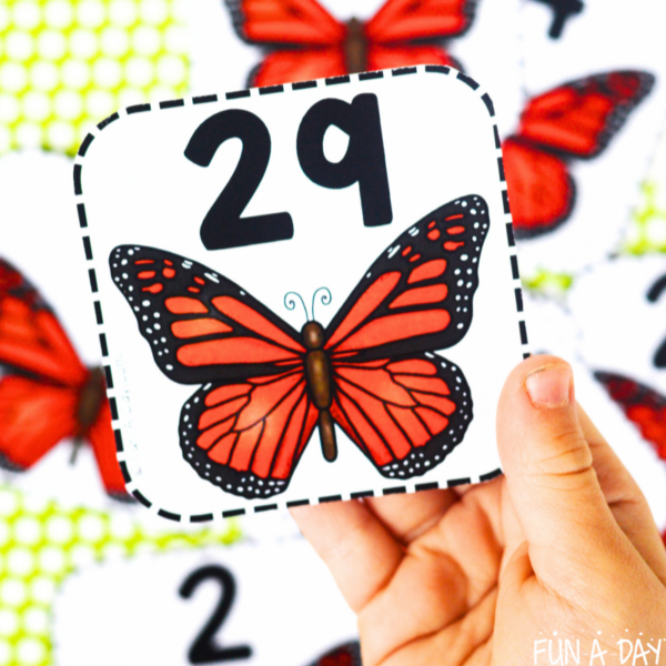 Butterfly Calendar Numbers Free Printable - Fun-A-Day!