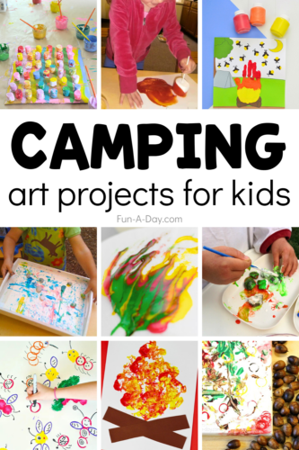 Camping Art Projects for Kids - Fun-A-Day!