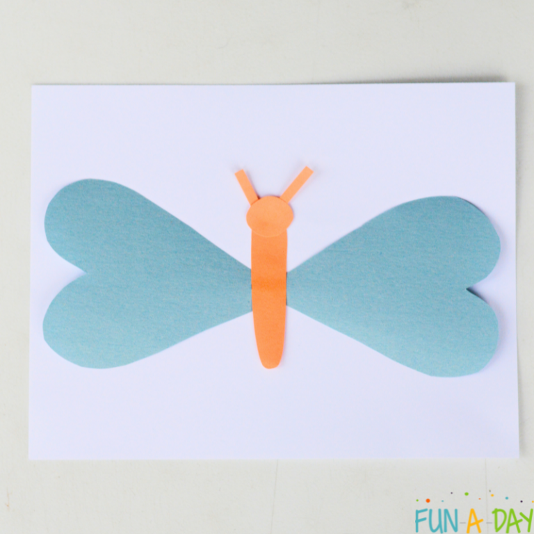 Shape Butterfly Craft for Preschoolers - Fun-A-Day!