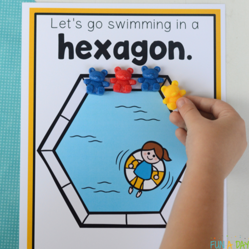 Swimming Pool Shape Mats Free Printable - Fun-A-Day!