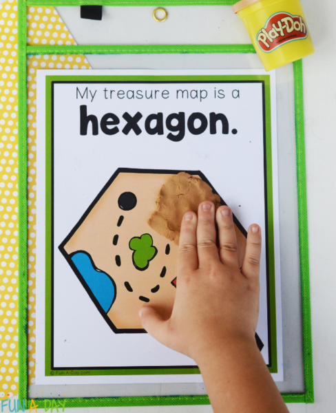 Treasure Map Shape Mats Free Printable - Fun-A-Day!