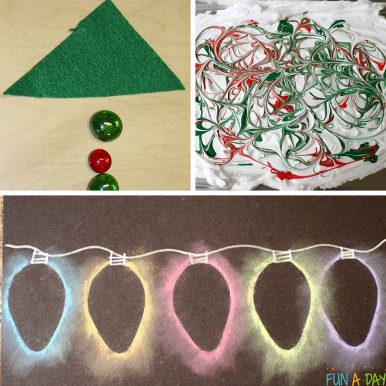 10+ Christmas Art Projects for Kids - Fun-A-Day!