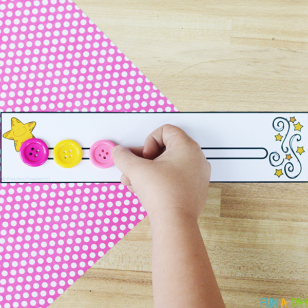 Twinkle Twinkle Little Star Cutting Strips Free Printable - Fun-A-Day!