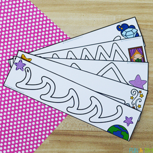 Twinkle Twinkle Little Star Cutting Strips Free Printable - Fun-A-Day!