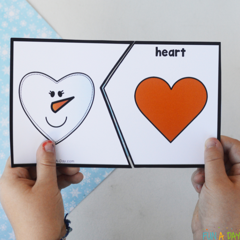 Snowman Shape Matching Free Printable - Fun-A-Day!